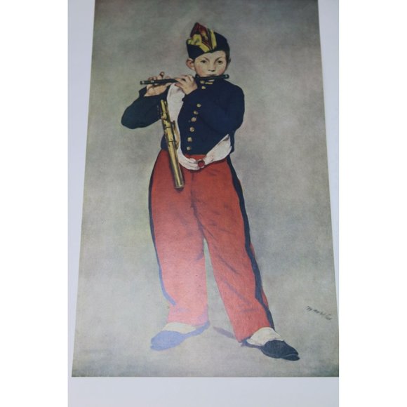 Edouard Manet | Art | Manet Print Fifer Boy Edouard Vintage 3362 | Poshmark